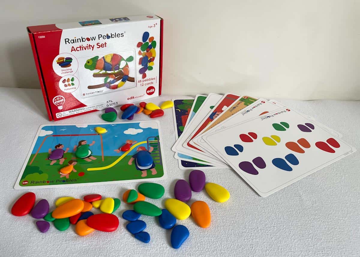 Rainbow Pebbles Activity Set