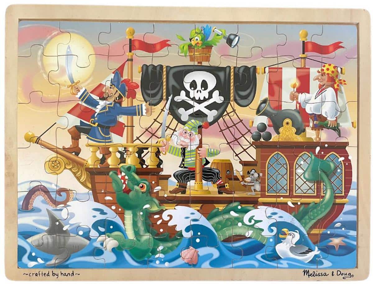 Pirate Adventure Frame Tray Puzzle